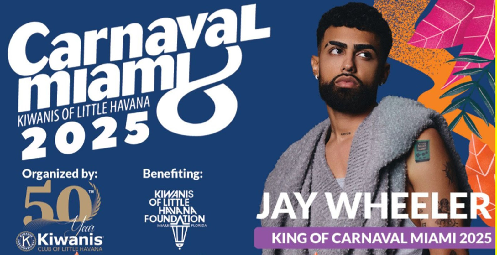 Jay Wheeler Nombrado Rey del Carnaval de Miami 2025 - AmaRie Magazine
